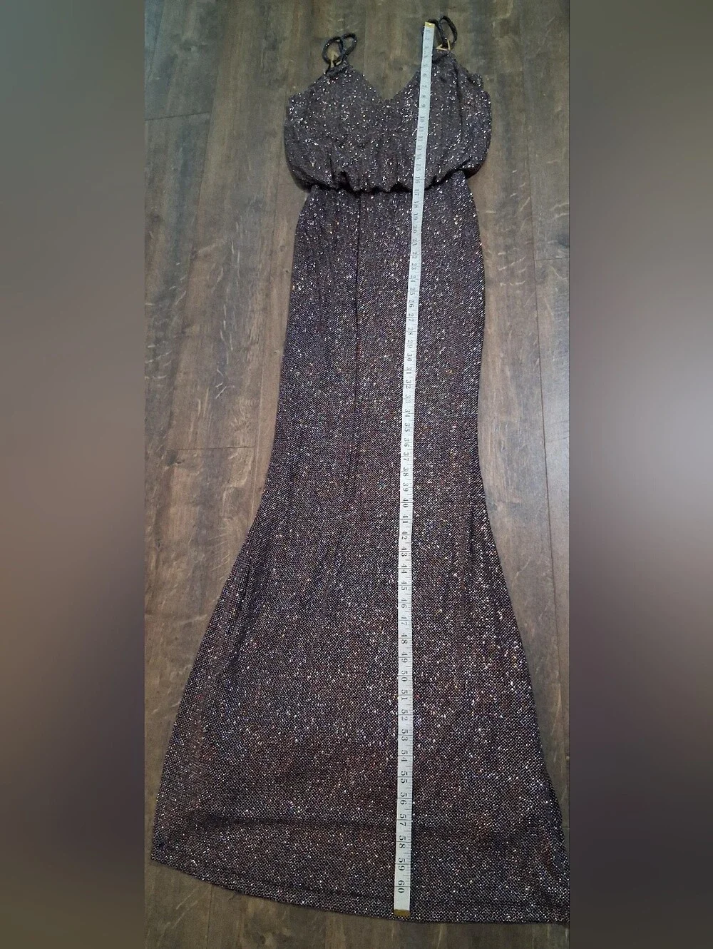 Calvin Klein | Dresses | Calvin Klein Black Sparkle Maxi Dress Party ...
